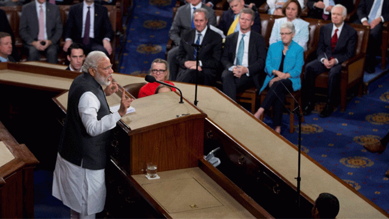Modi in US: Full text of PM Modi's speech in US Congress