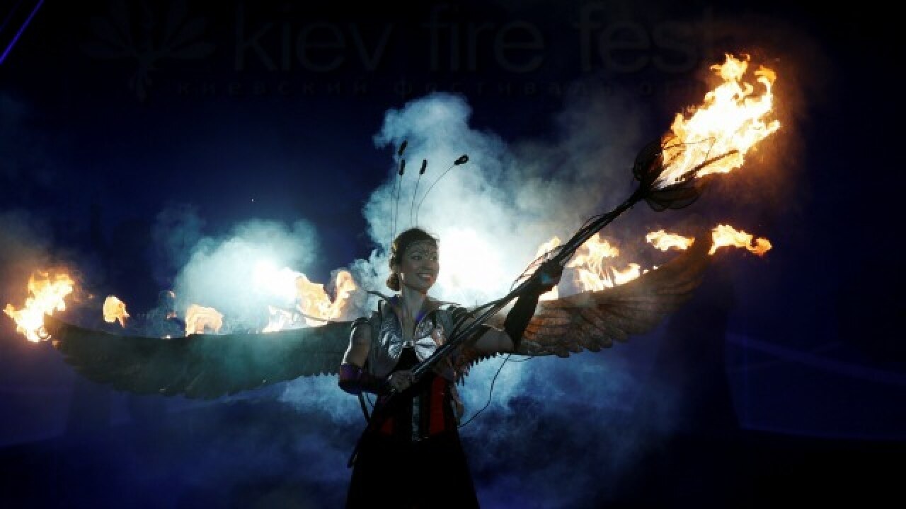 In Pictures | Kiev Fire Festival: Meet the real-life Firebenders