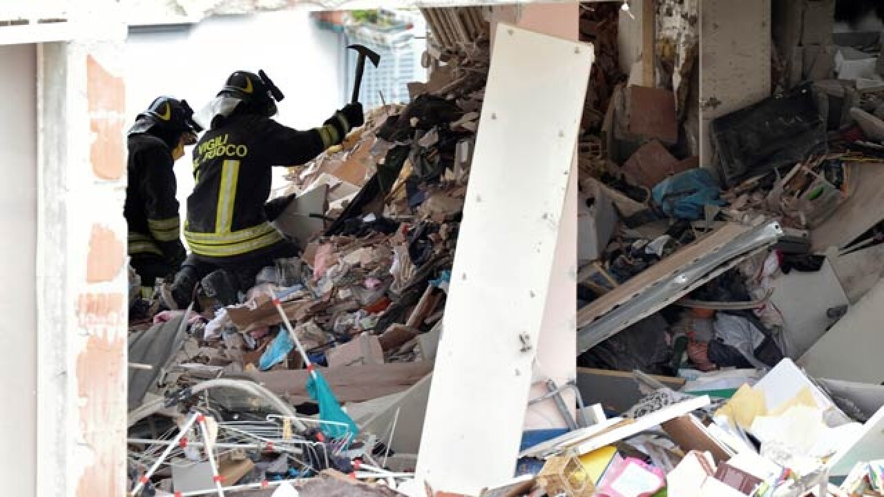 Milan residential building blast leaves at least 3 dead