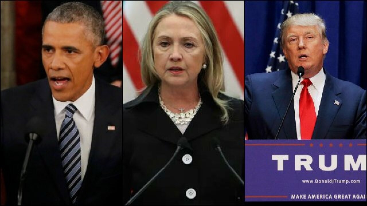 Barack Obama, Hillary Clinton lash out at Donald Trump over his ...