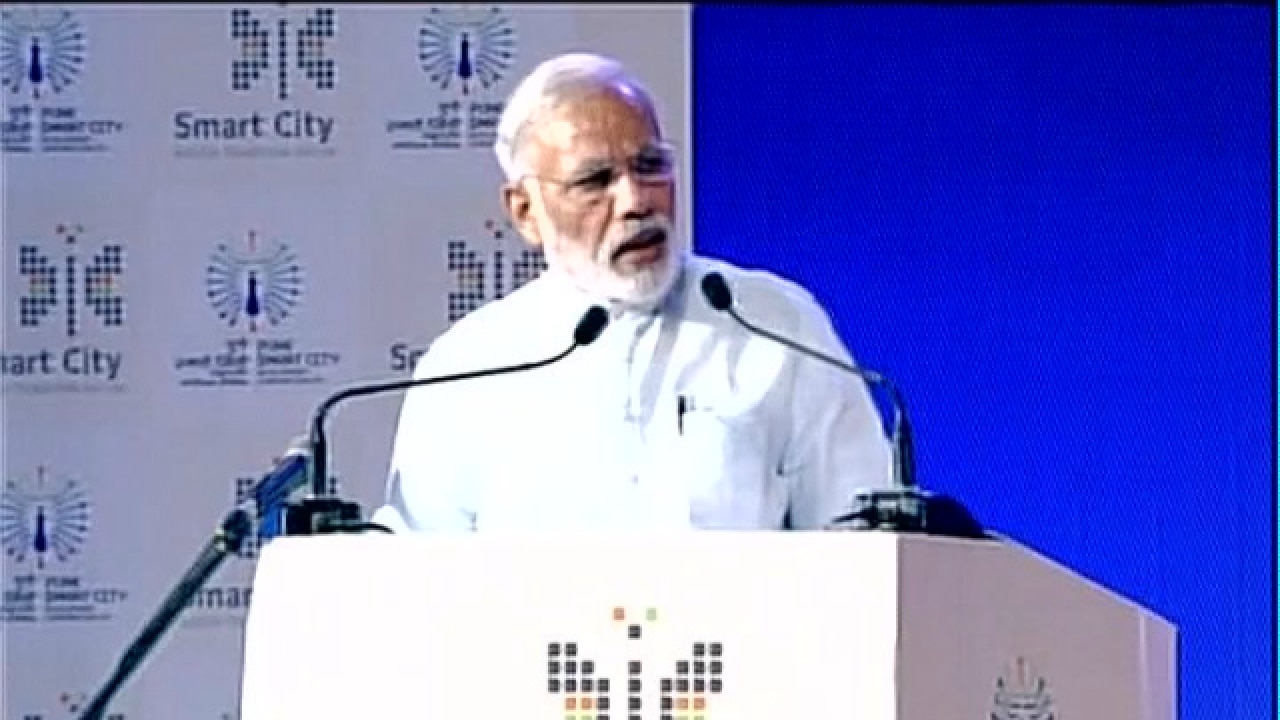 PM Modi launches Smart City project in Pune
