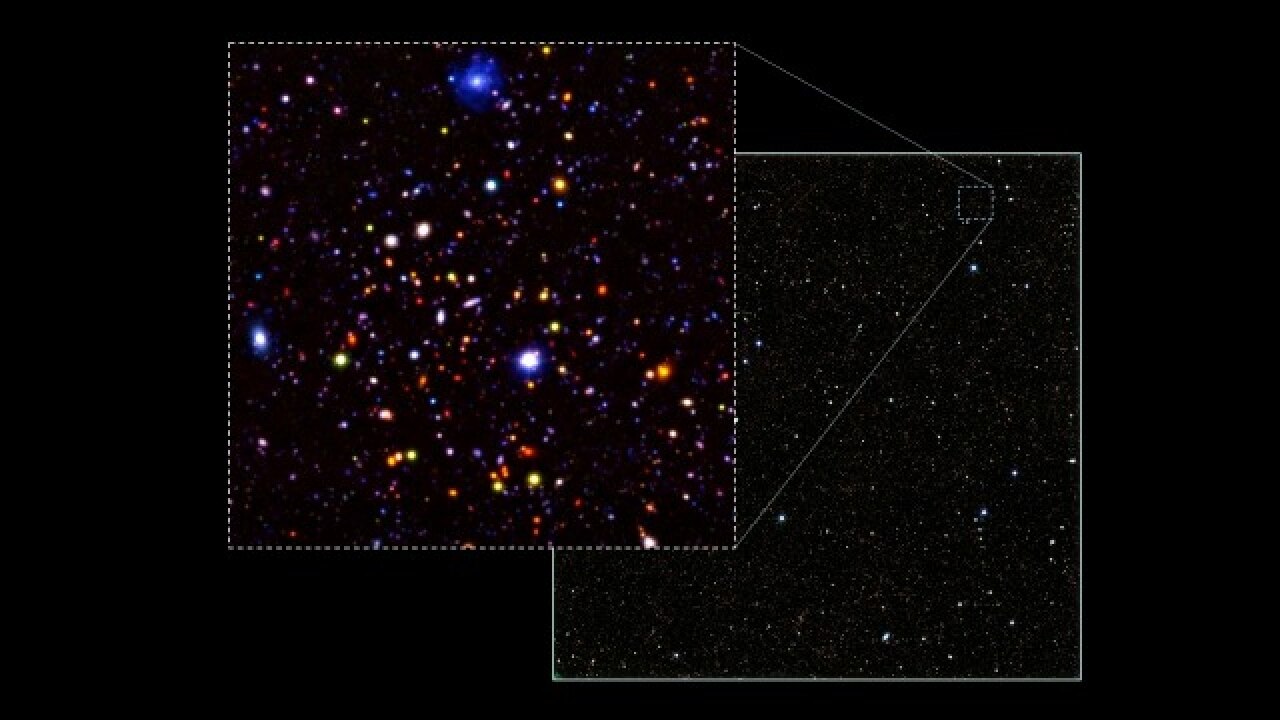 Deepest-ever view of distant universe reveals 250000 galaxies