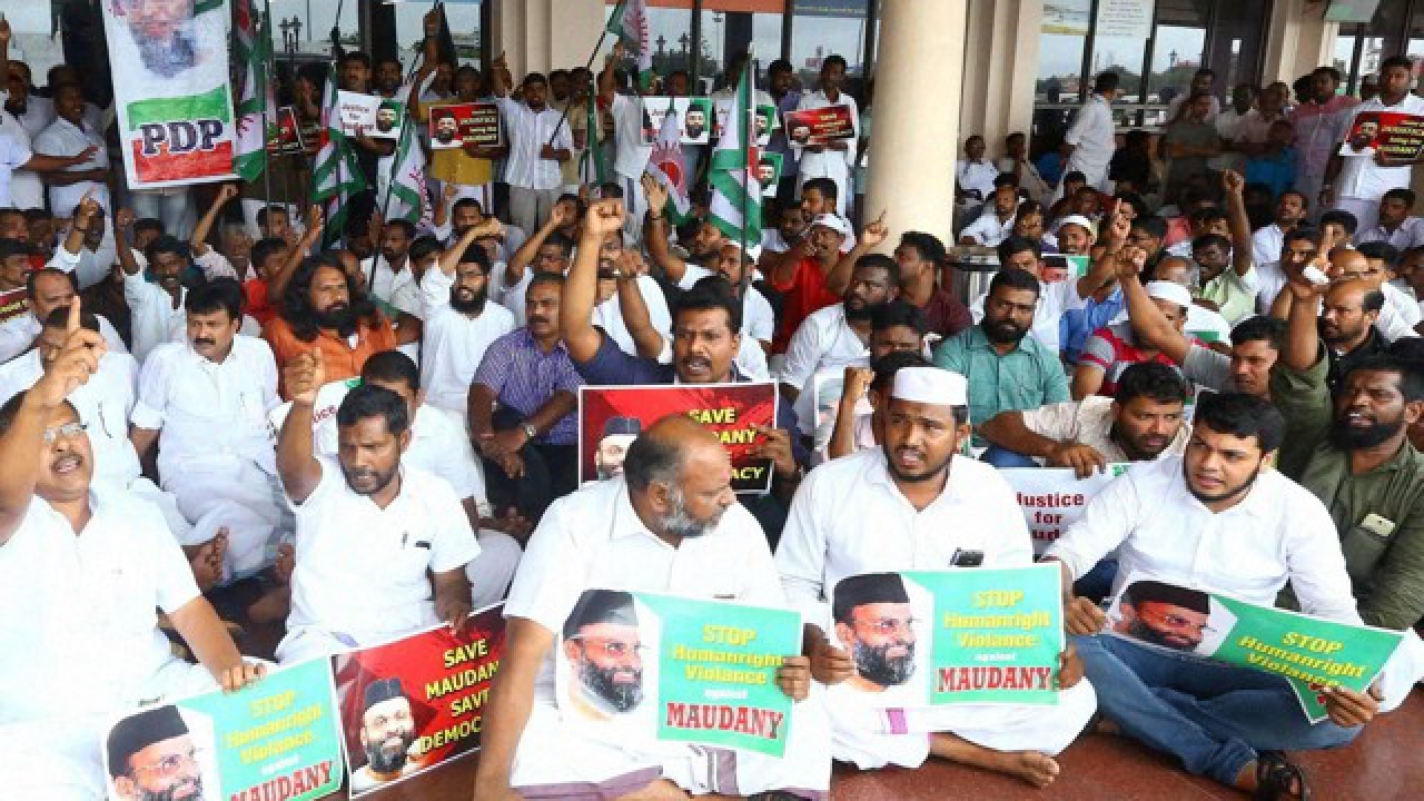 PDP leader Abdul Nasser Madani reaches Kochi after being grounded by Indigo