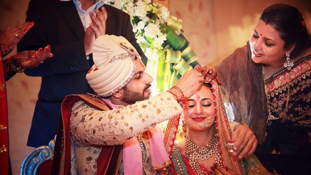 Best pictures from Divyanka and Vivek's Sangeet, Haldi, Mehendi and the ...