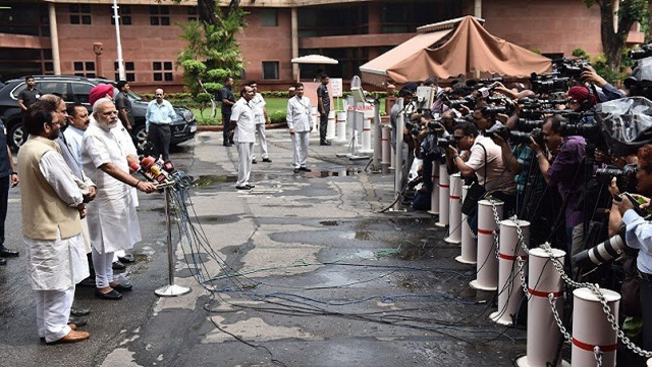 PM Modi introduces new ministers in Lok Sabha