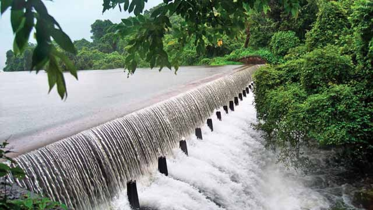 Tulsi lake starts overflowing