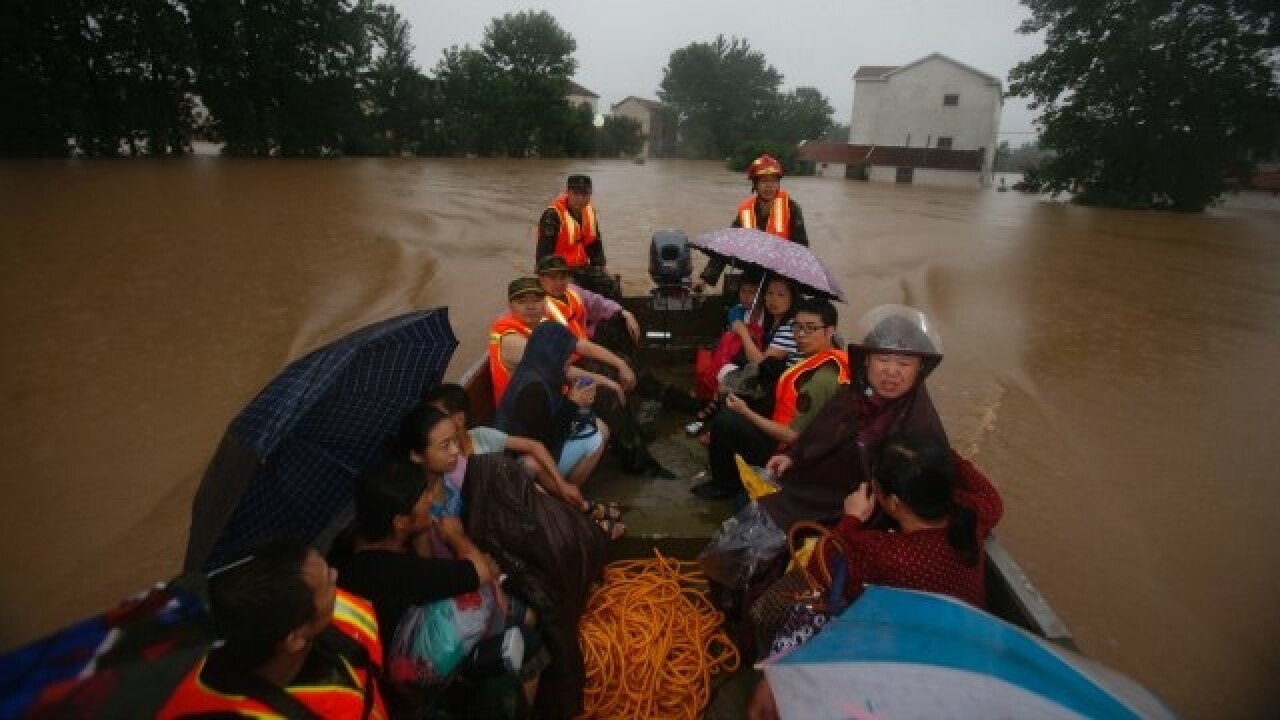 China: Heavy rains kills at least 87, thousands evacuated