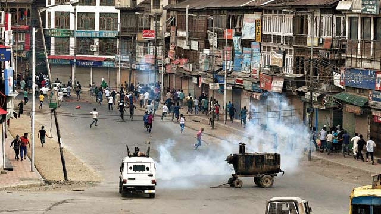 Clashes marred the normal life on the day when curfew was lifted