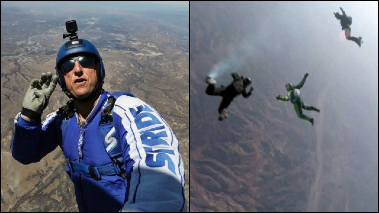 Watch: Skydiver Luke Aikins performs deadly 25000ft jump without a ...