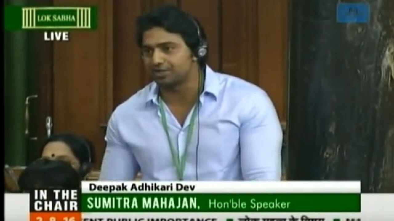 Watch: TMC MP Dev startles speaker by speaking in Bengali in Lok Sabha ...