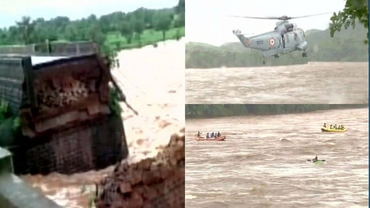 Watch: Rescue operation underway after British-era bridge collapses on ...