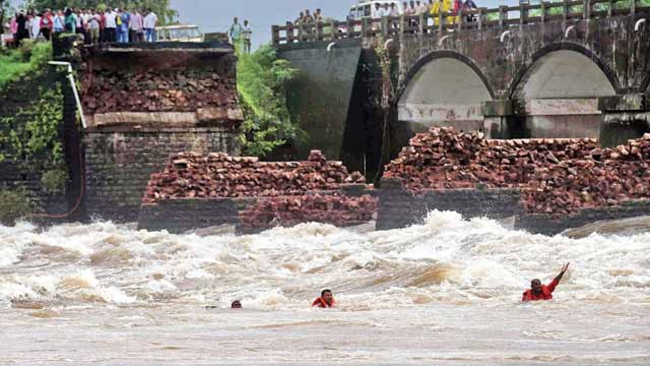 Arch of bridge collapsed due to raging water pressure: PWD
