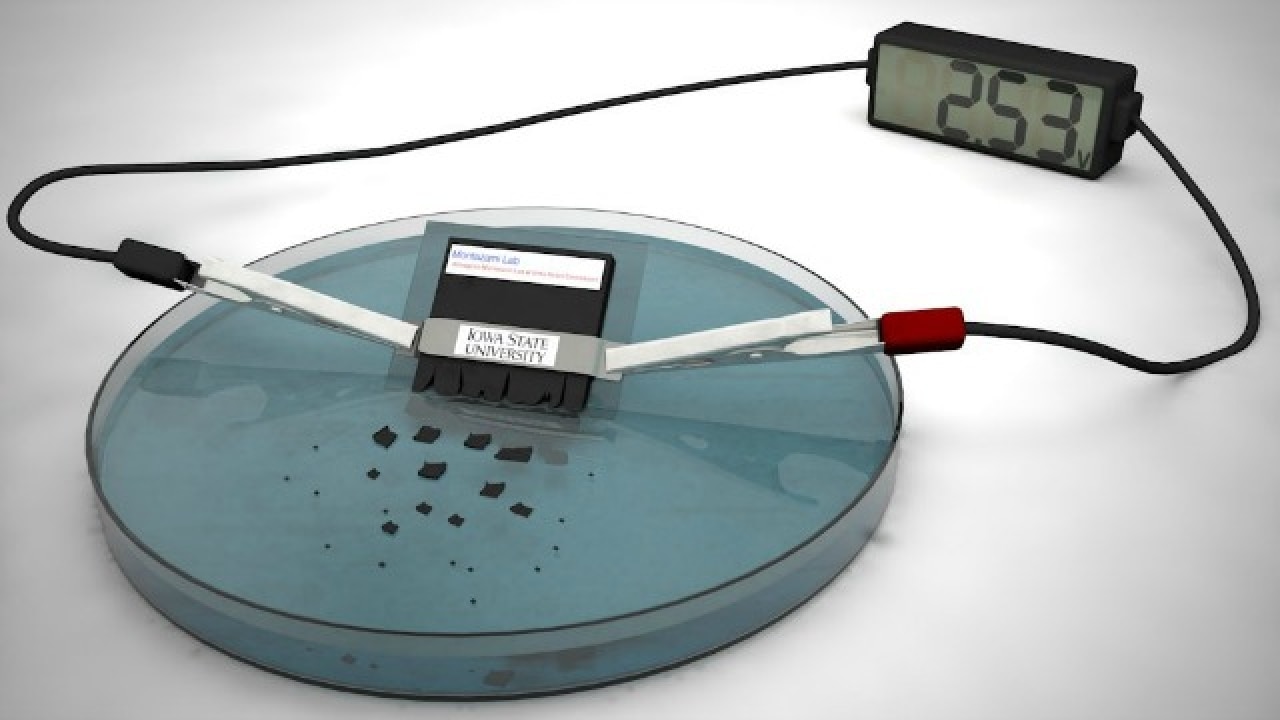 Scientists develop self-destructing battery to power 'transient' devices