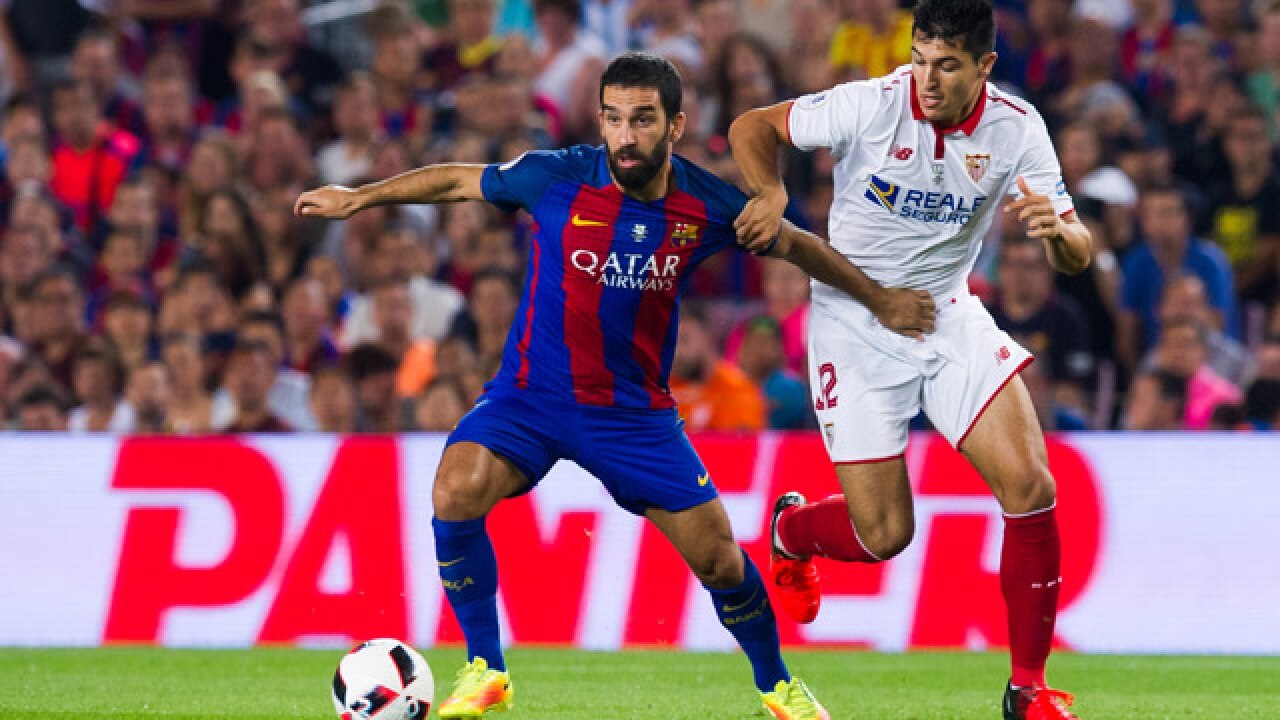 Marvellous Arda Turan fires Barcelona to glorious Super Cup win over ...