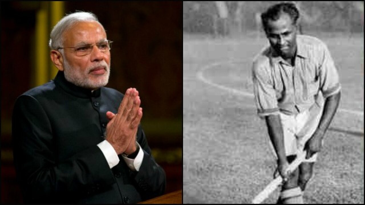 Prime Minister Narendra Modi pays tribute to hockey legend Dhyan Chand ...