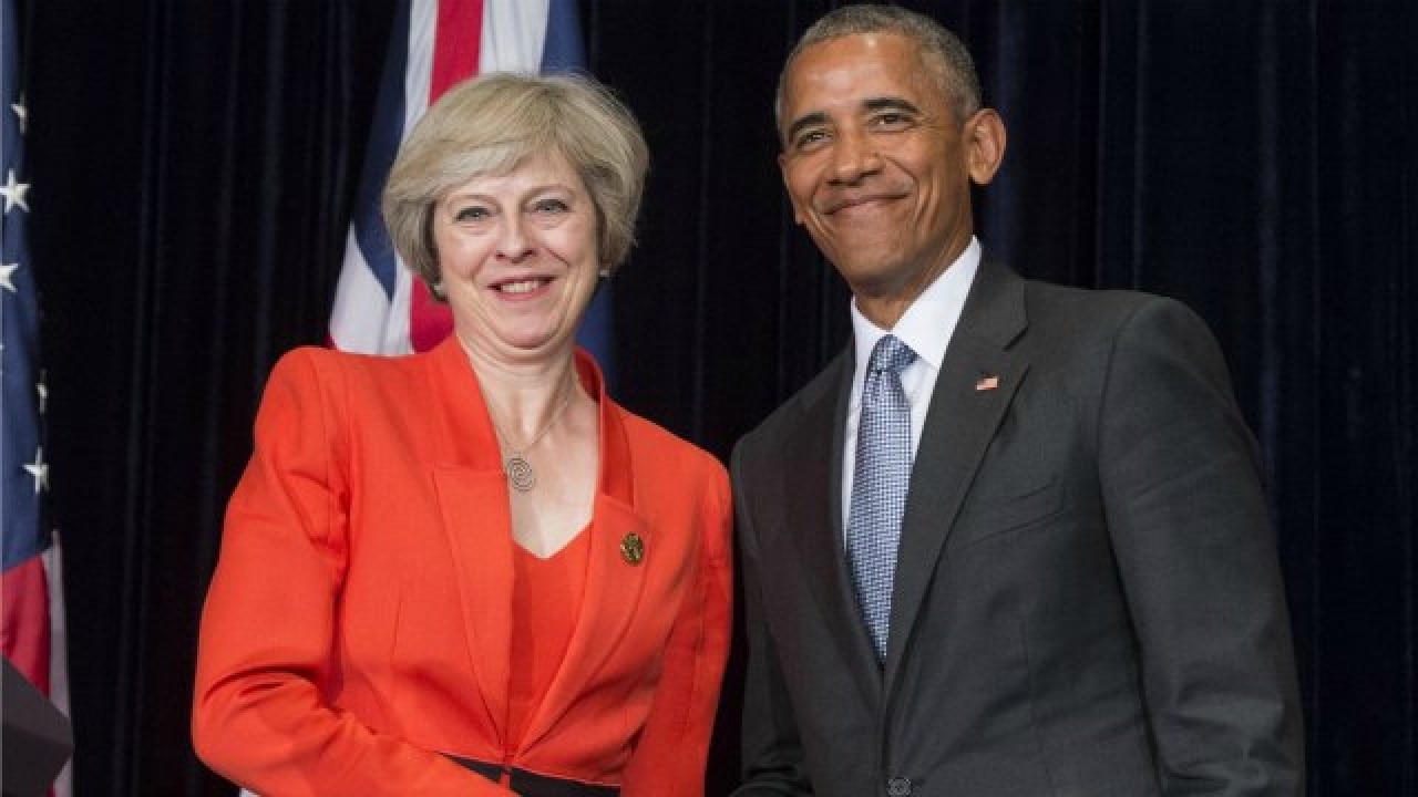 G20: British PM Theresa May says discussed Brexit with Barack Obama