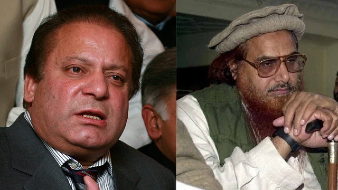 Spot the difference: After Nawaz Sharif, Hafiz Saeed promises to teach ...