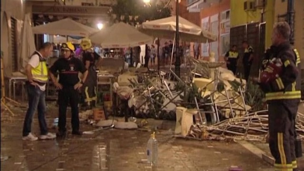 Gas cylinder explodes at restaurant in southern Spain; at least 77 hurt