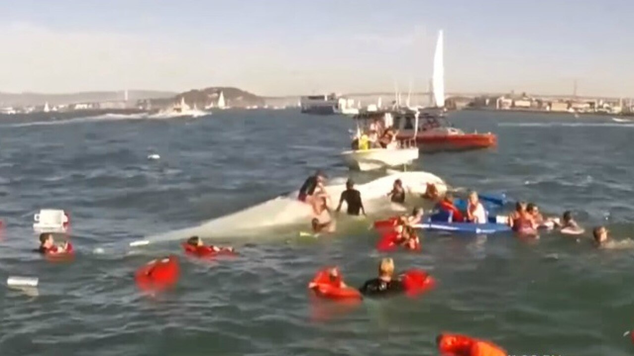 Boat capsizes in San Francisco, injuring eight passengers