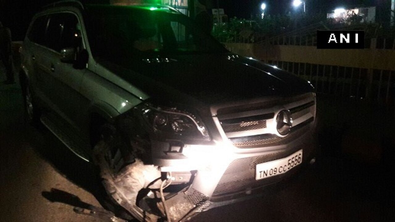 MK Stalin's car meets with a minor accident, escapes unhurt