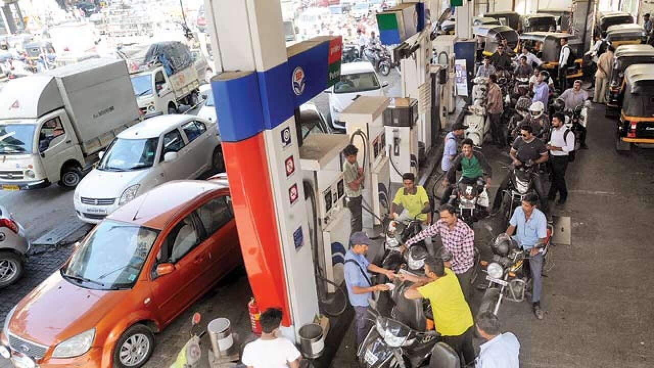 Pumps run out of change, fuel