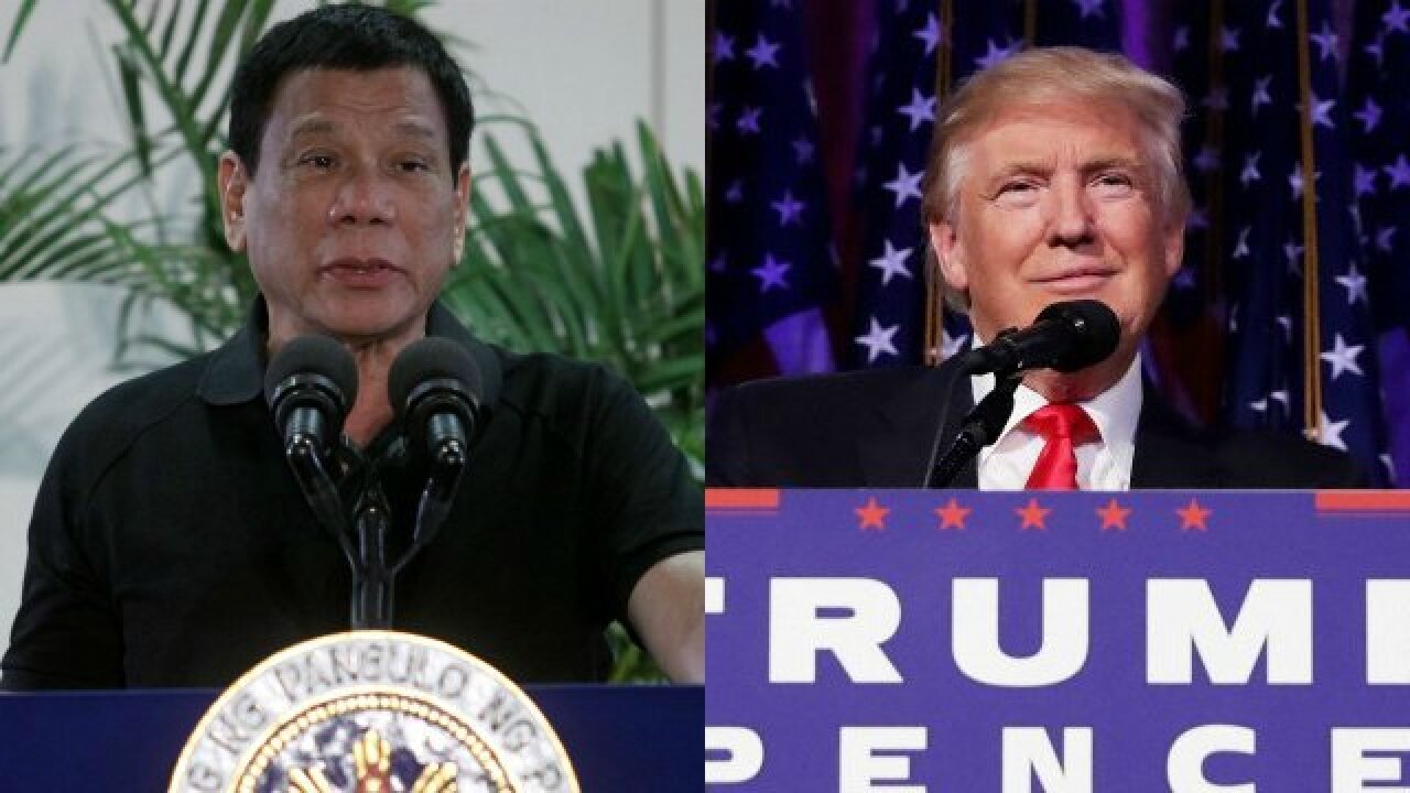 Philippines' Rodrigo Duterte wishes to stop quarrels with US after ...