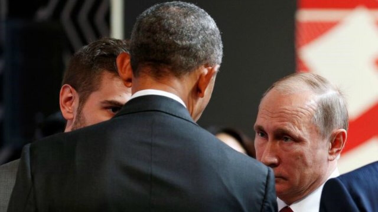 Barack Obama Vladimir Putin Talk About Syria And Ukraine In Quick