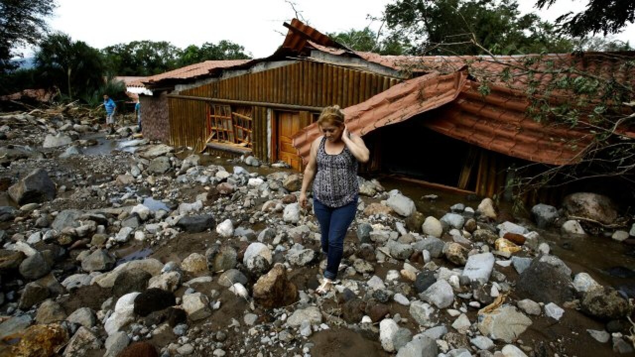 Storm Otto kills nine in Costa Rica, moves out to Pacific