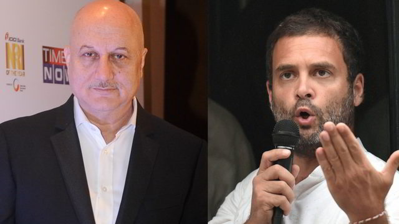 Can Rahul Gandhi sing the National Anthem: Anupam Kher