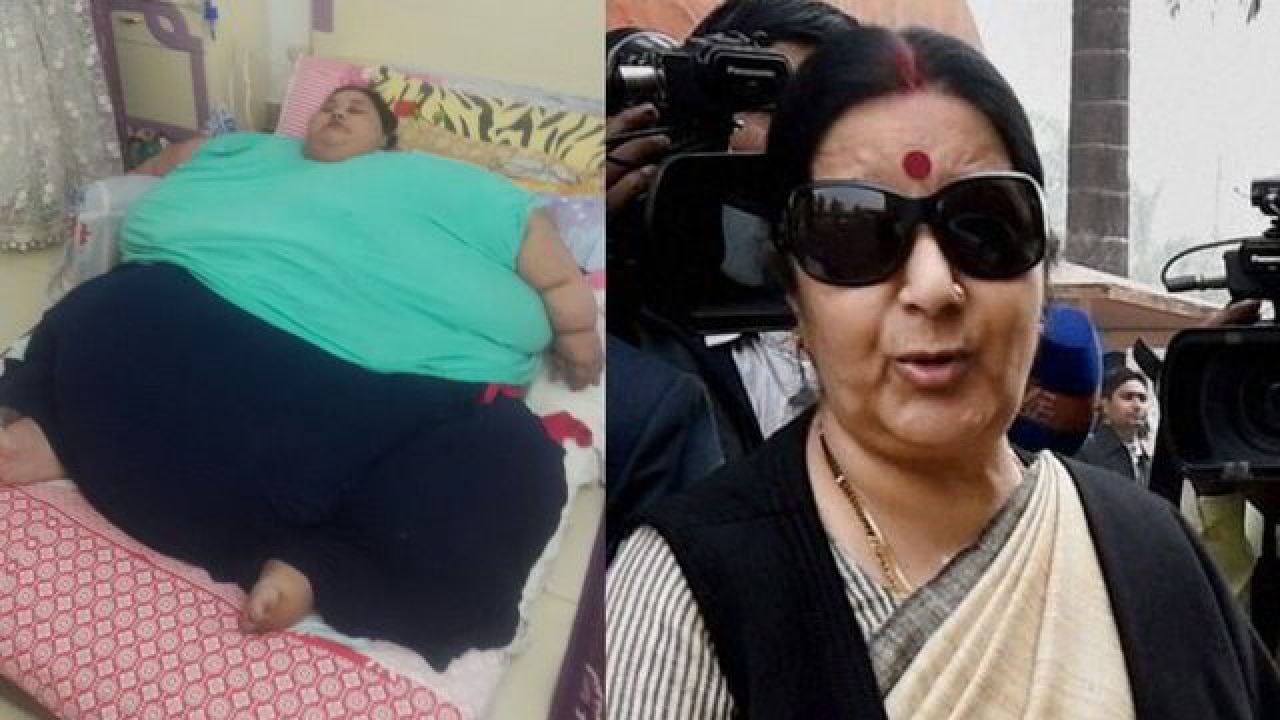Sushma Swaraj promises to help 500kg Egyptian woman