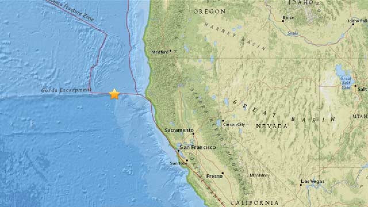 Earthquake of 6.5 magnitude strikes off Northern California coast - USGS