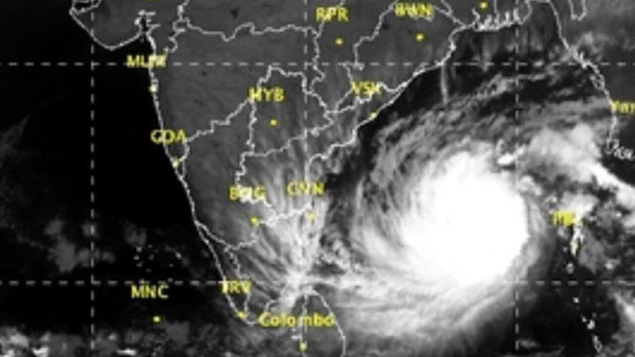 Cyclone Vardah to cross south coast of Andhra, Met dept issues alert ...