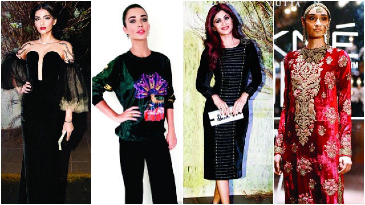Why Bollywood loves velvet...