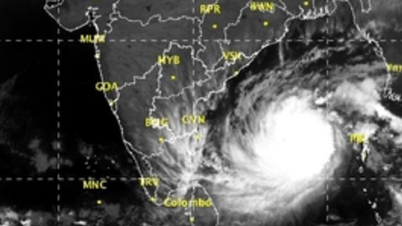 A small dot signalled IMD of severe cyclonic storm Vardah