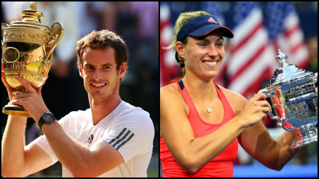 As 2017 beckons, Andy Murray and Angelique Kerber seize power and eye ...