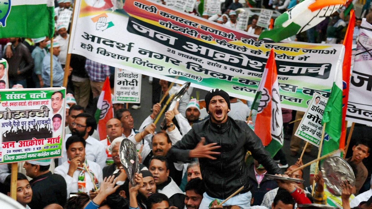 Congress to hold country-wide protests against demonetization from ...