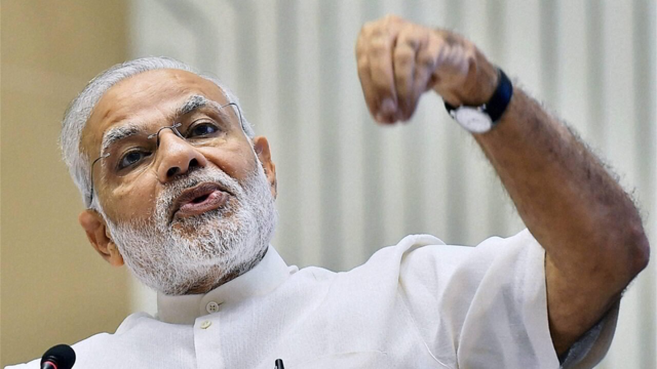 Demonetization has destroyed terror funding and human trafficking: PM Modi