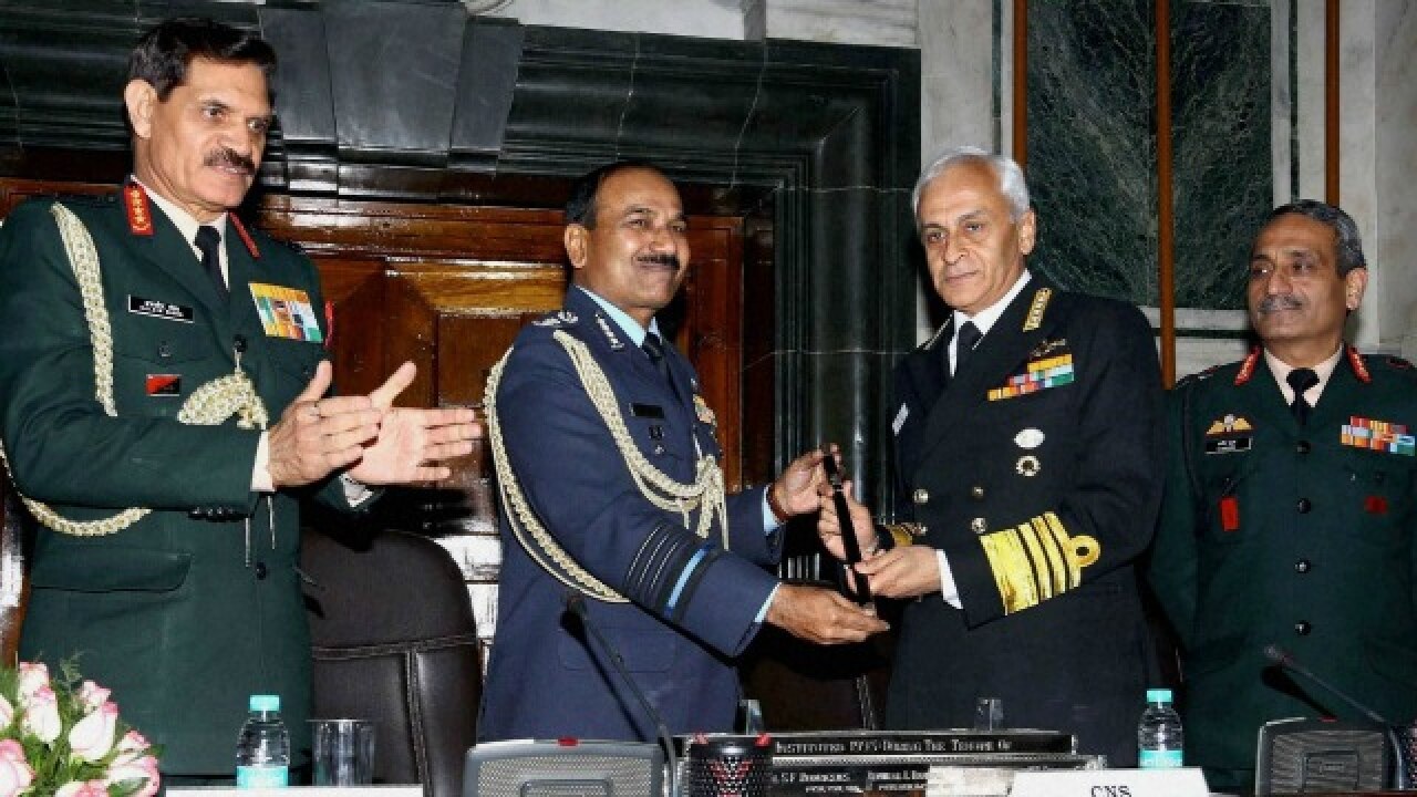 Navy Admiral Sunil Lanba appointed as chairman of Chiefs of Staff Committee