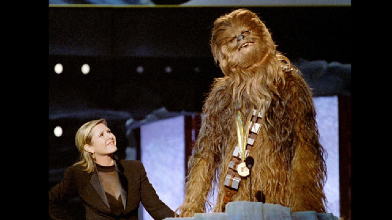 Chewbacca actor Peter Mayhew shares emotional post about Carrie Fisher