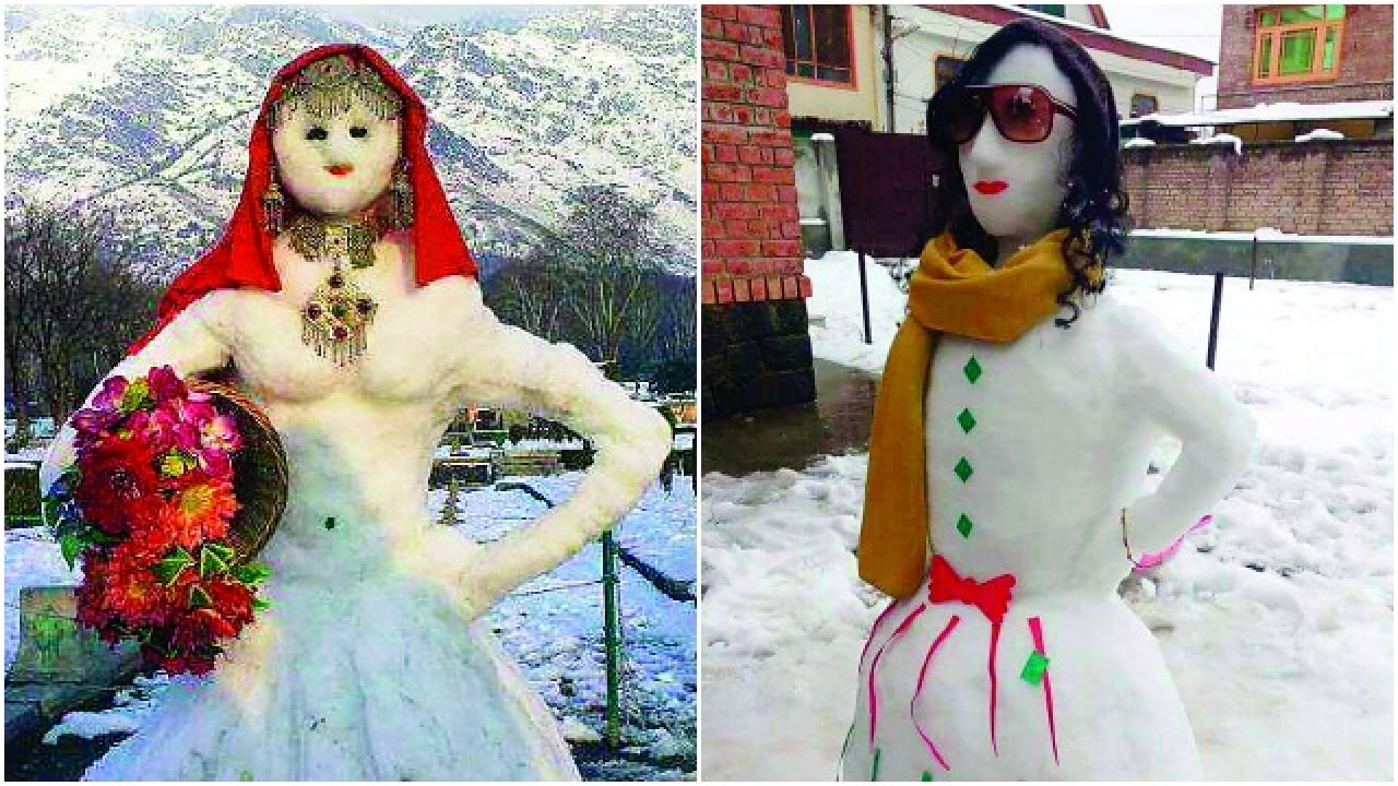 Make snowman with a difference in Kashmir, pocket Rs 1 lakh