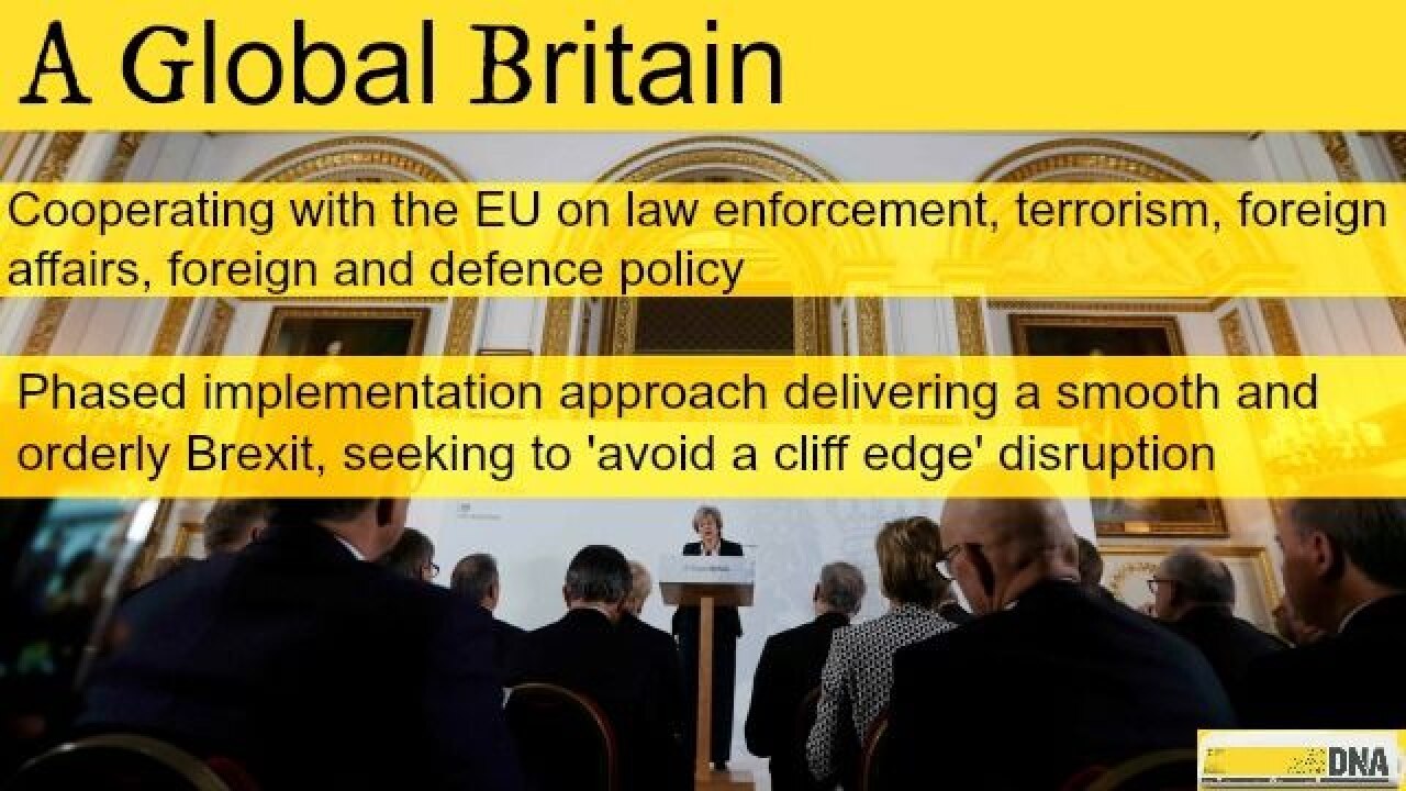 Explained: British PM Theresa May's 12-point Brexit plan to exit ...