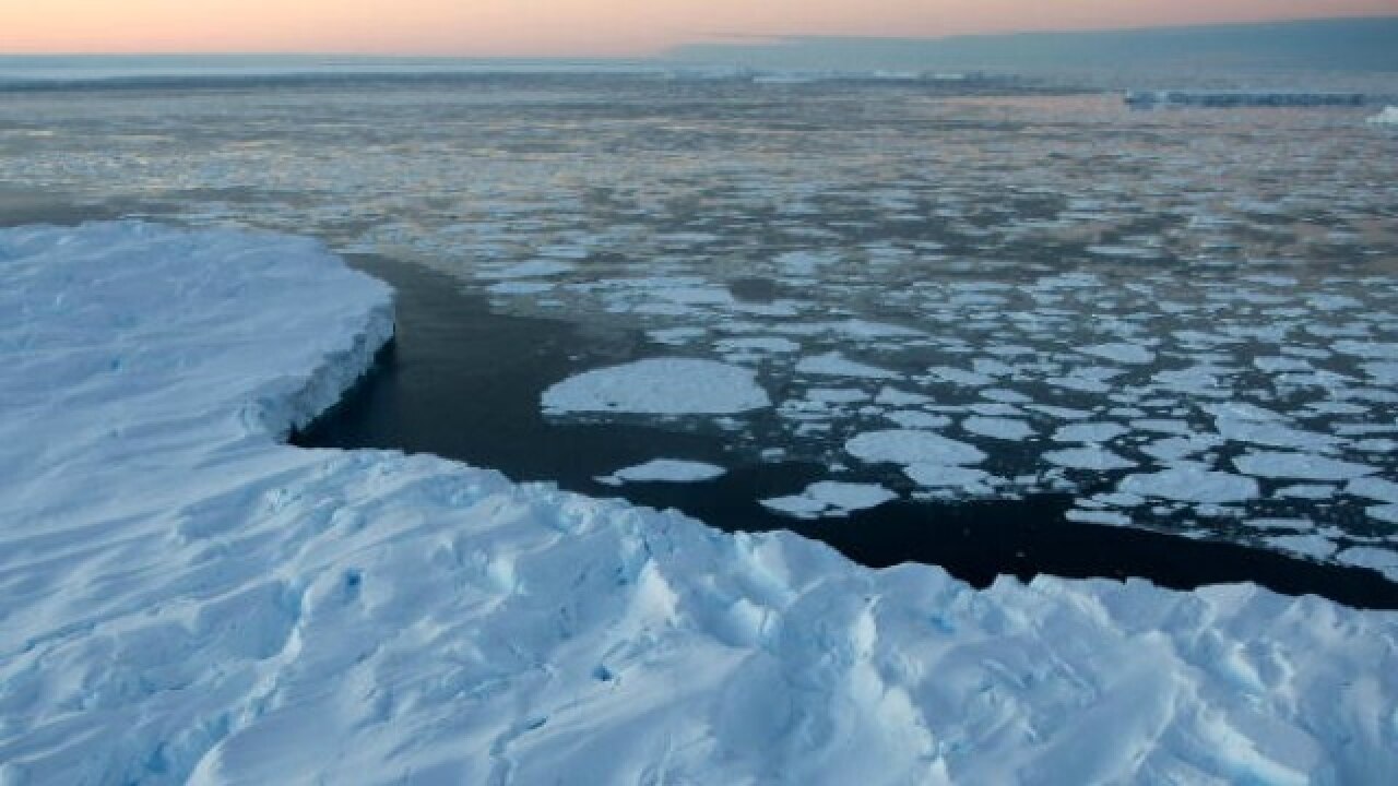 Massive Antarctic ice shelf at brink of breaking apart Massive Antarctic ice shelf at brink of breaking apart
