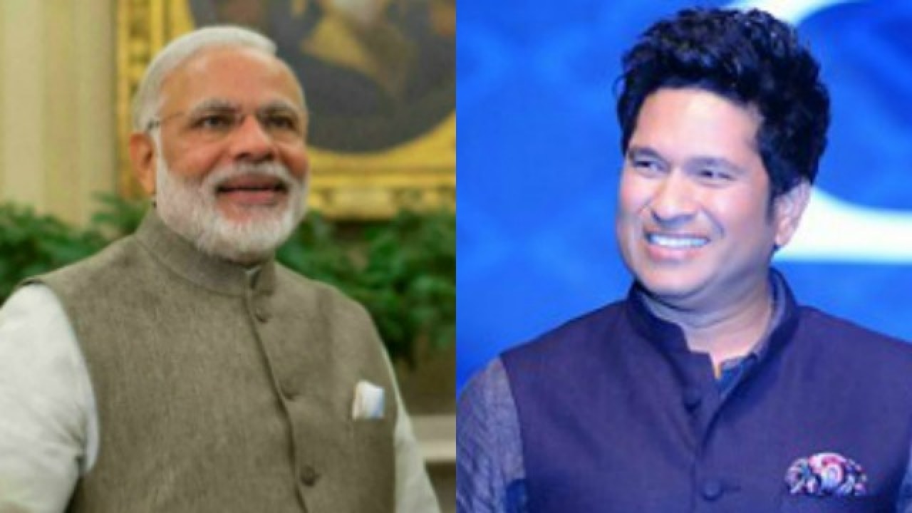 Sachin thanks PM Modi for citing his example to students