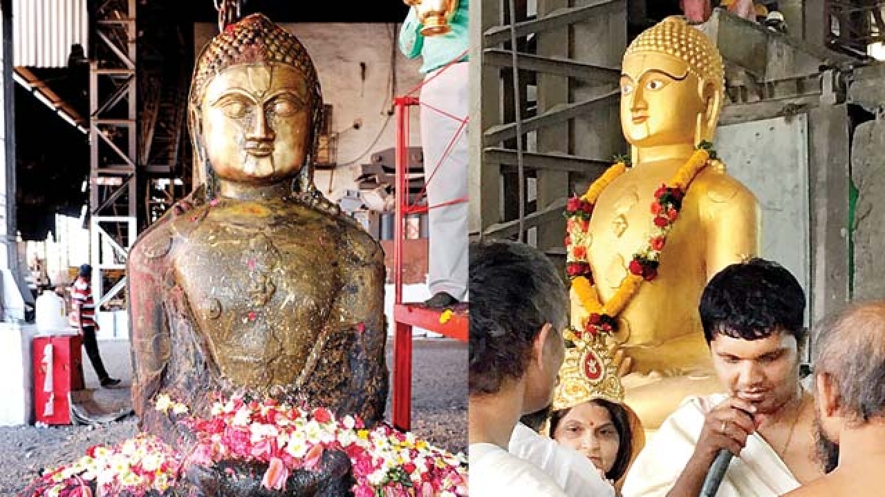 Devotees donate to build 7-feet idol of Jain Tirthankara
