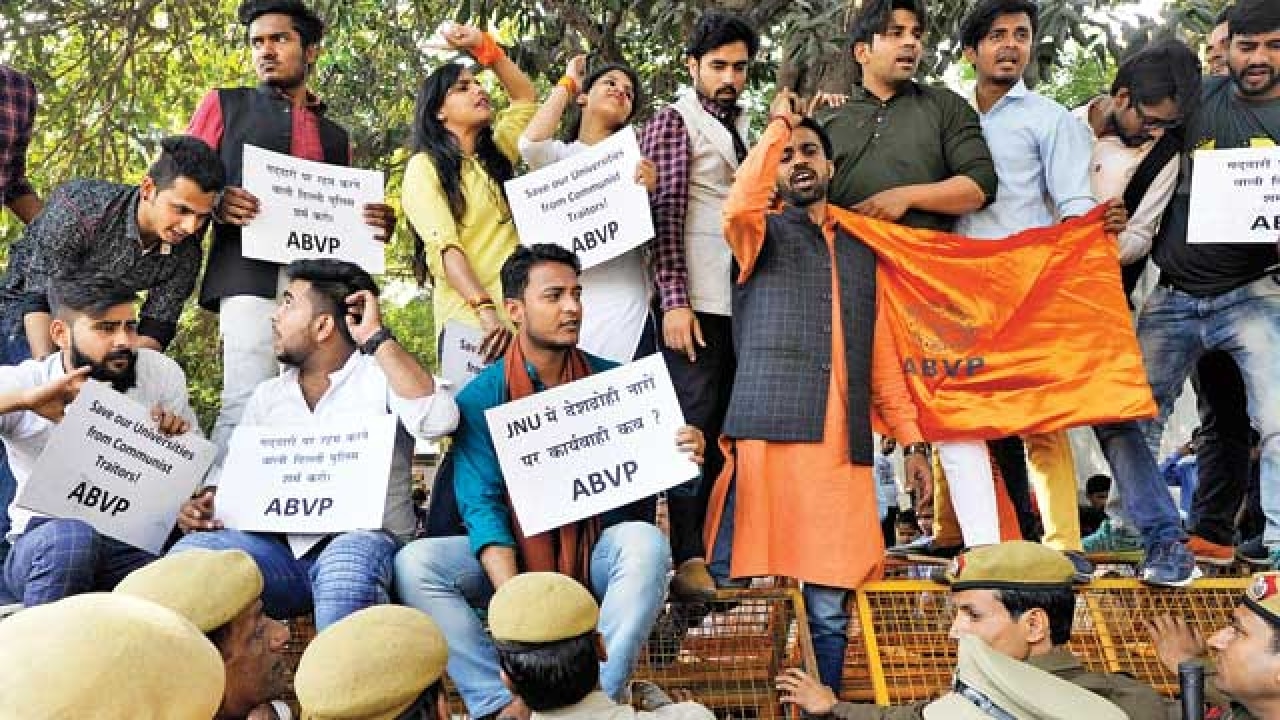 ABVP rakes up JNU sedition row, blames leniency for DU mess