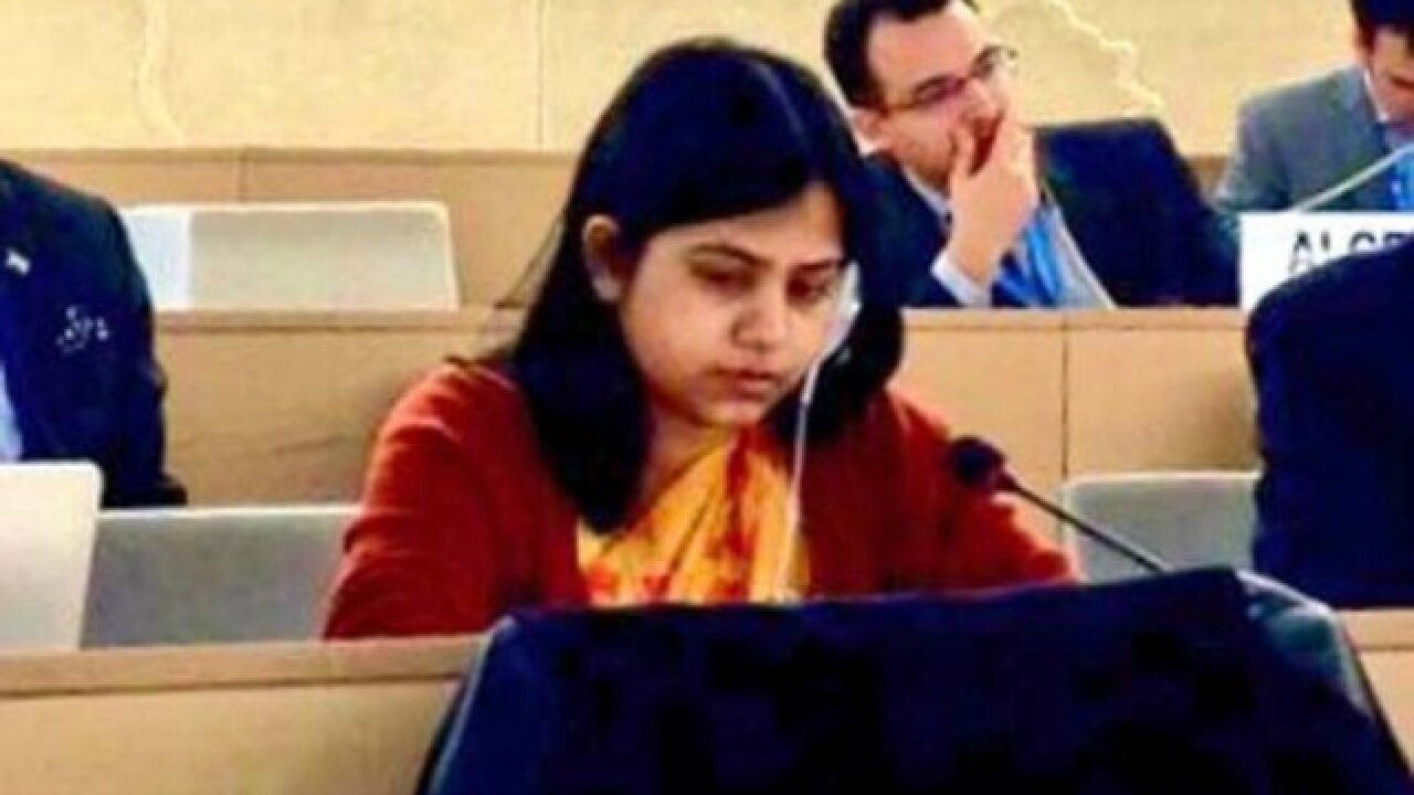 Watch: Indian diplomat reminds Pakistan of its poor human rights record ...