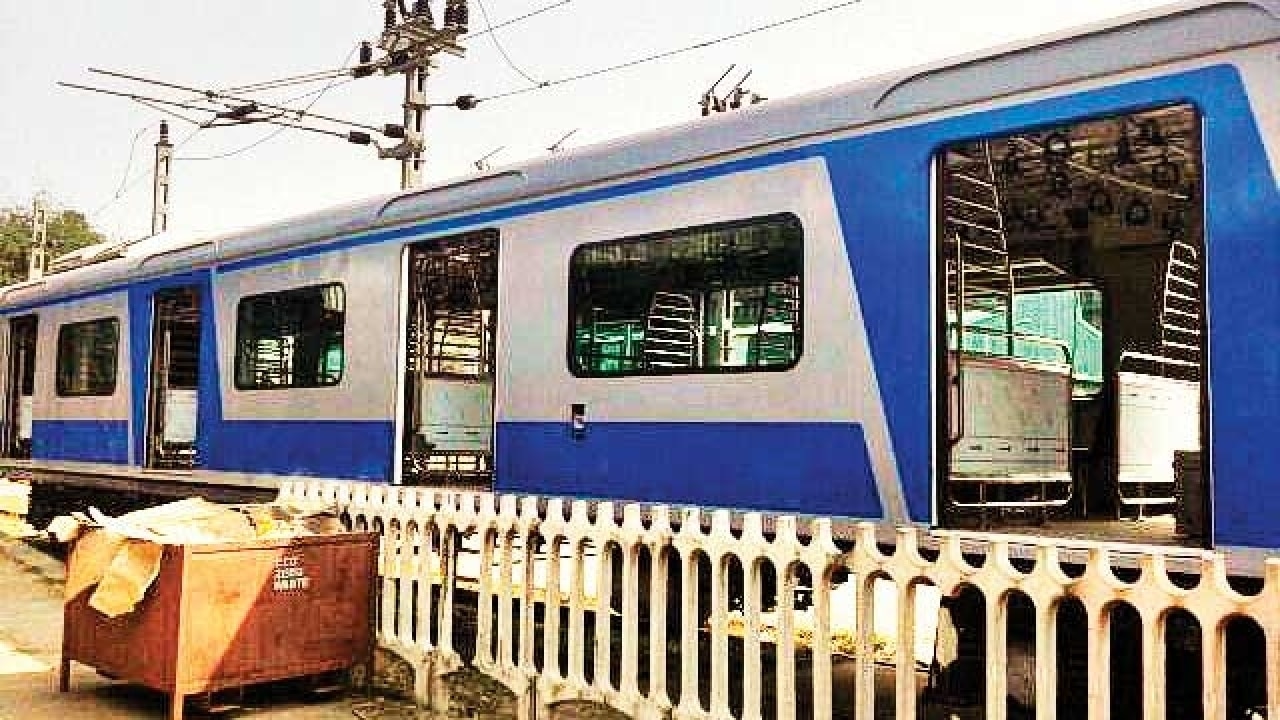 Mumbai's first AC local train tested between Thane-Titwala