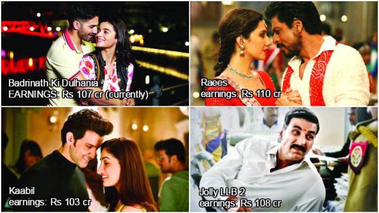 4 Movies cross Rs 100 crore mark in 3 months!