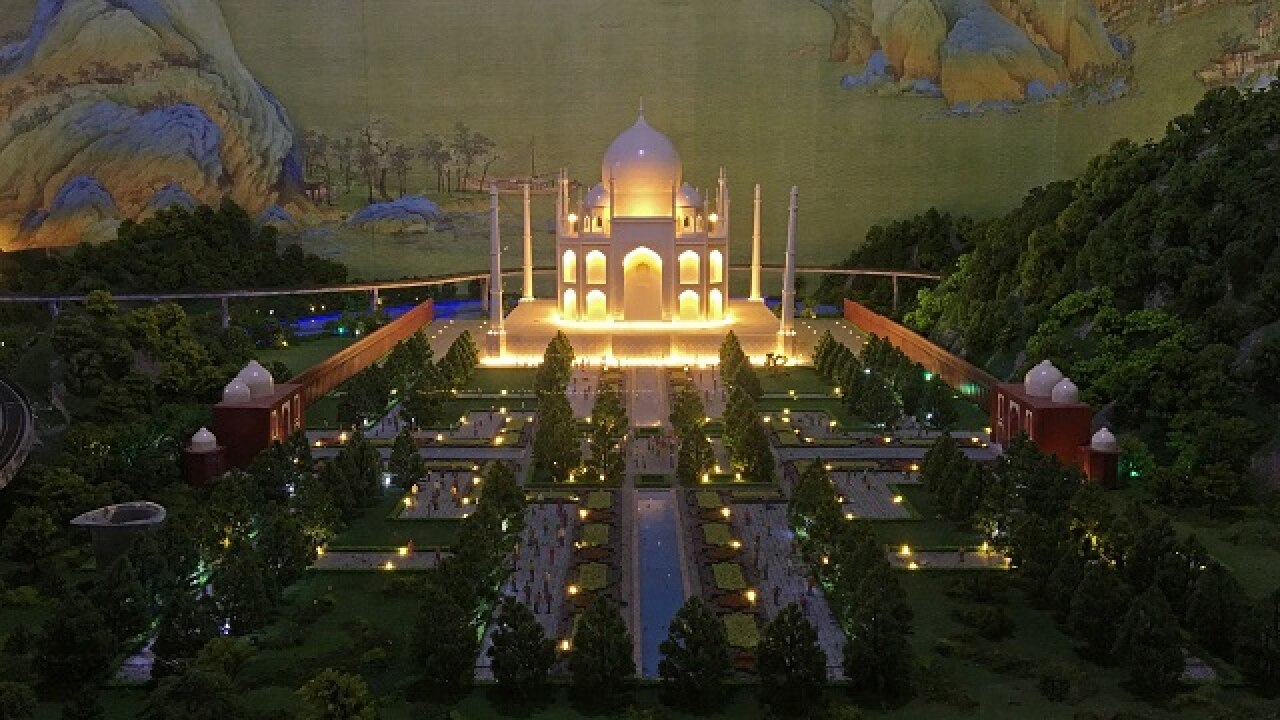 Watch: The Taj Mahal has made it to the world's largest display of ...