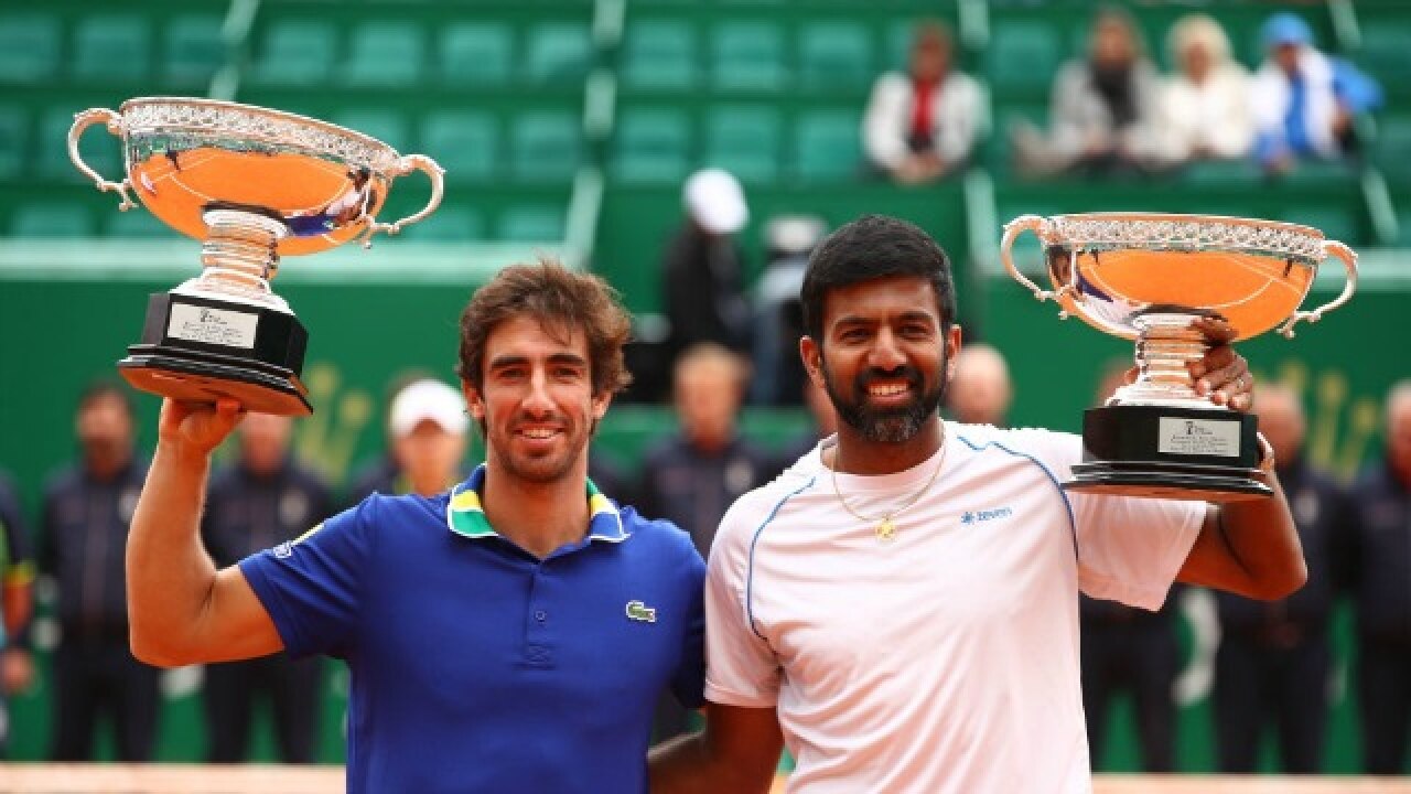 Monte Carlo Masters: Rohan Bopanna and Pablo Cuevas win men's doubles